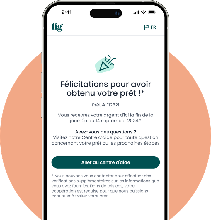 Obtenir un prêt personnel en ligne au Canada | Fig Financial